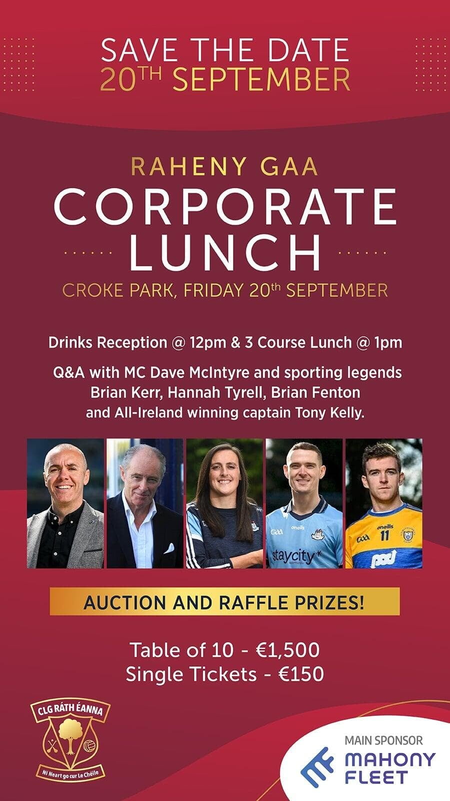 Raheny GAA Corporate Lunch 2024 | Raheny GAA
